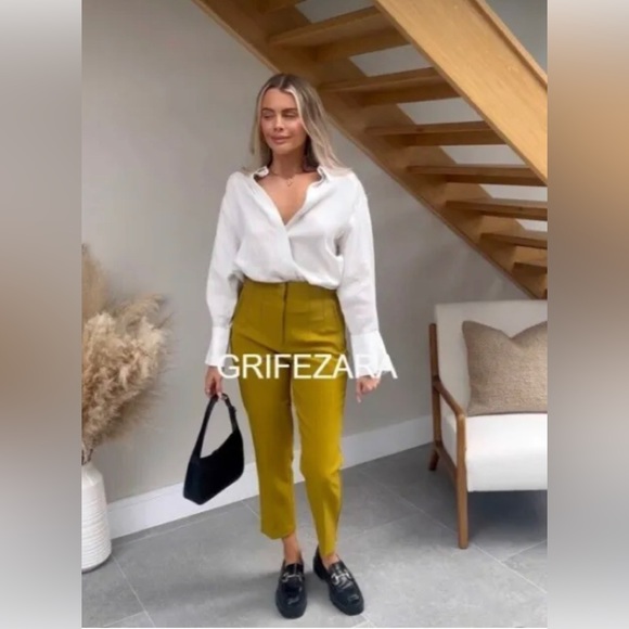 Zara | Pants & Jumpsuits | Zara Woman New With Tag Highwaisted Pants ...